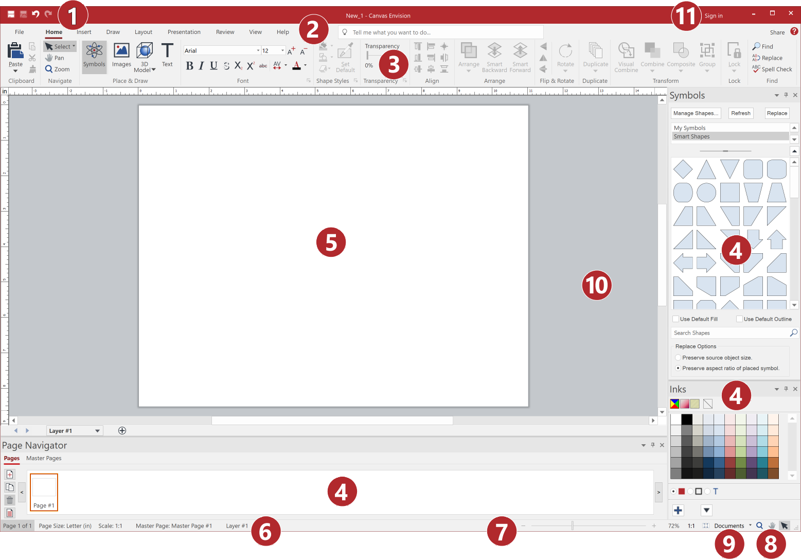 Canvas Envision Creator - User Interface Overview